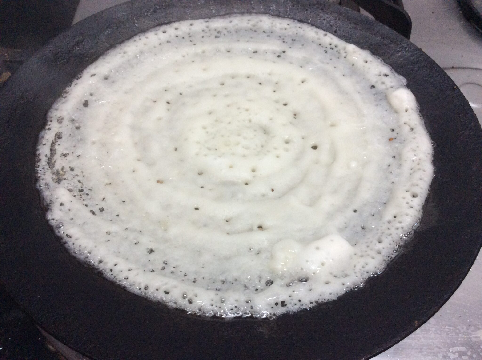 Instant crispy dosa using cooked Rice » Padmas Navaruchi